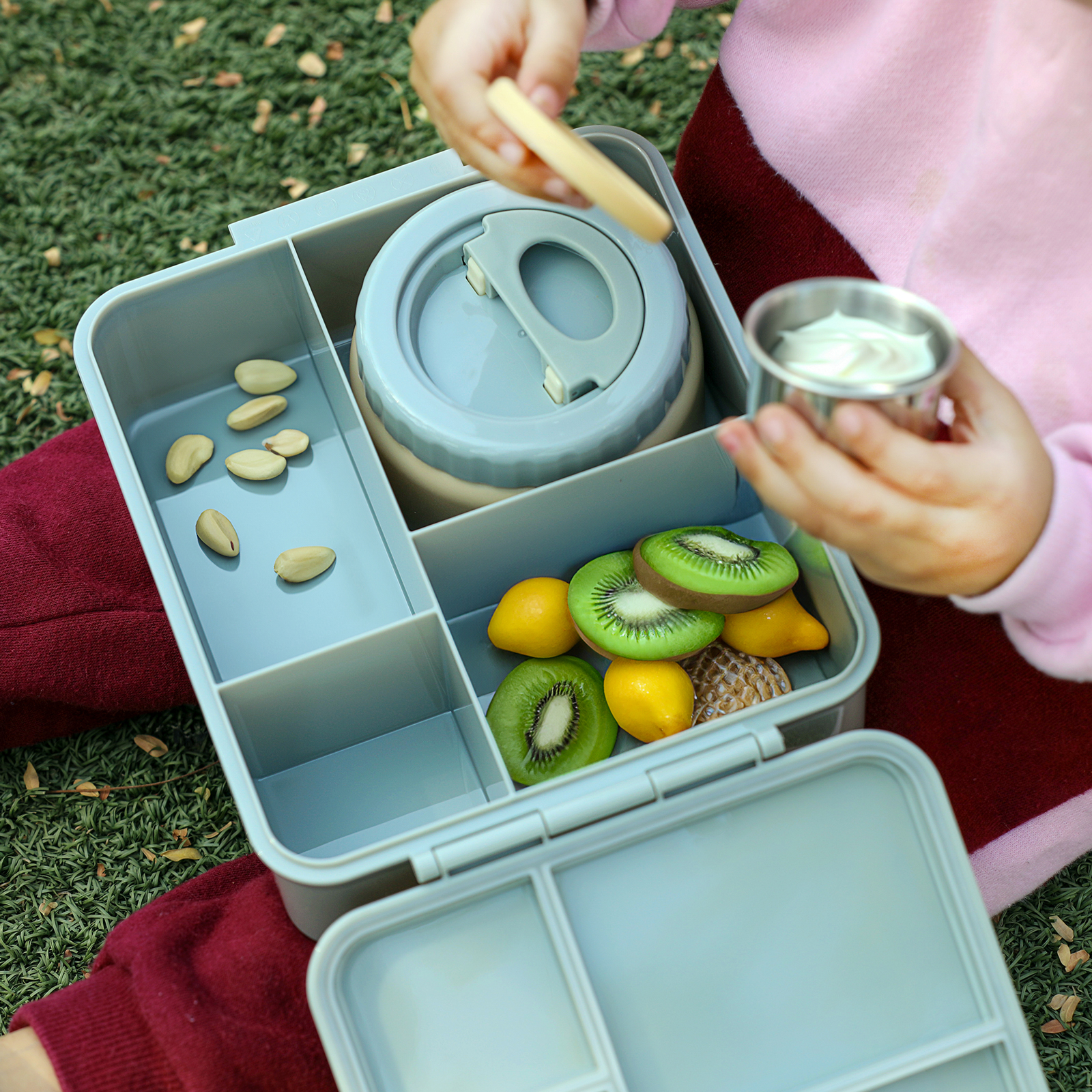 Lunch Box | Steel Blue | Fairytales design - Lunch box | Bento box ...